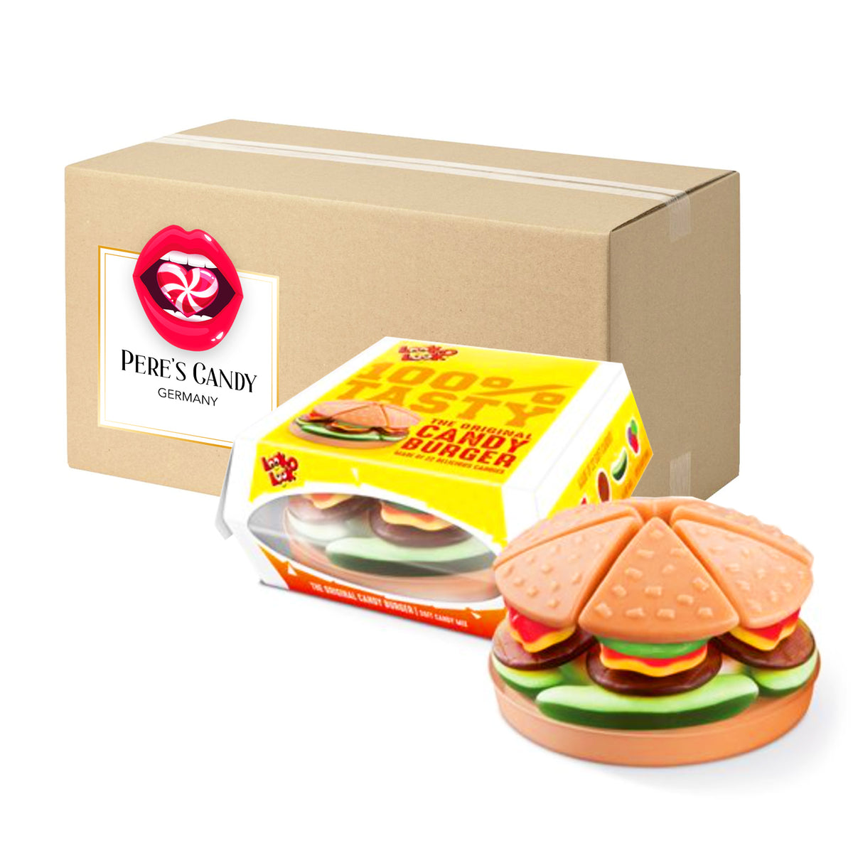 Look O Look Candy Burger 130g – Pere's Candy