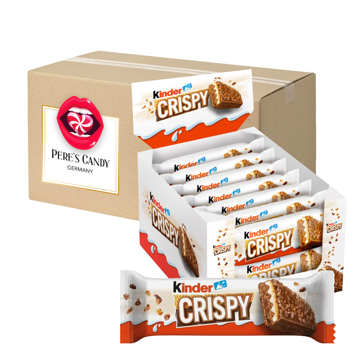Kinder Crispy Riegel 14x34g – Pere's Candy
