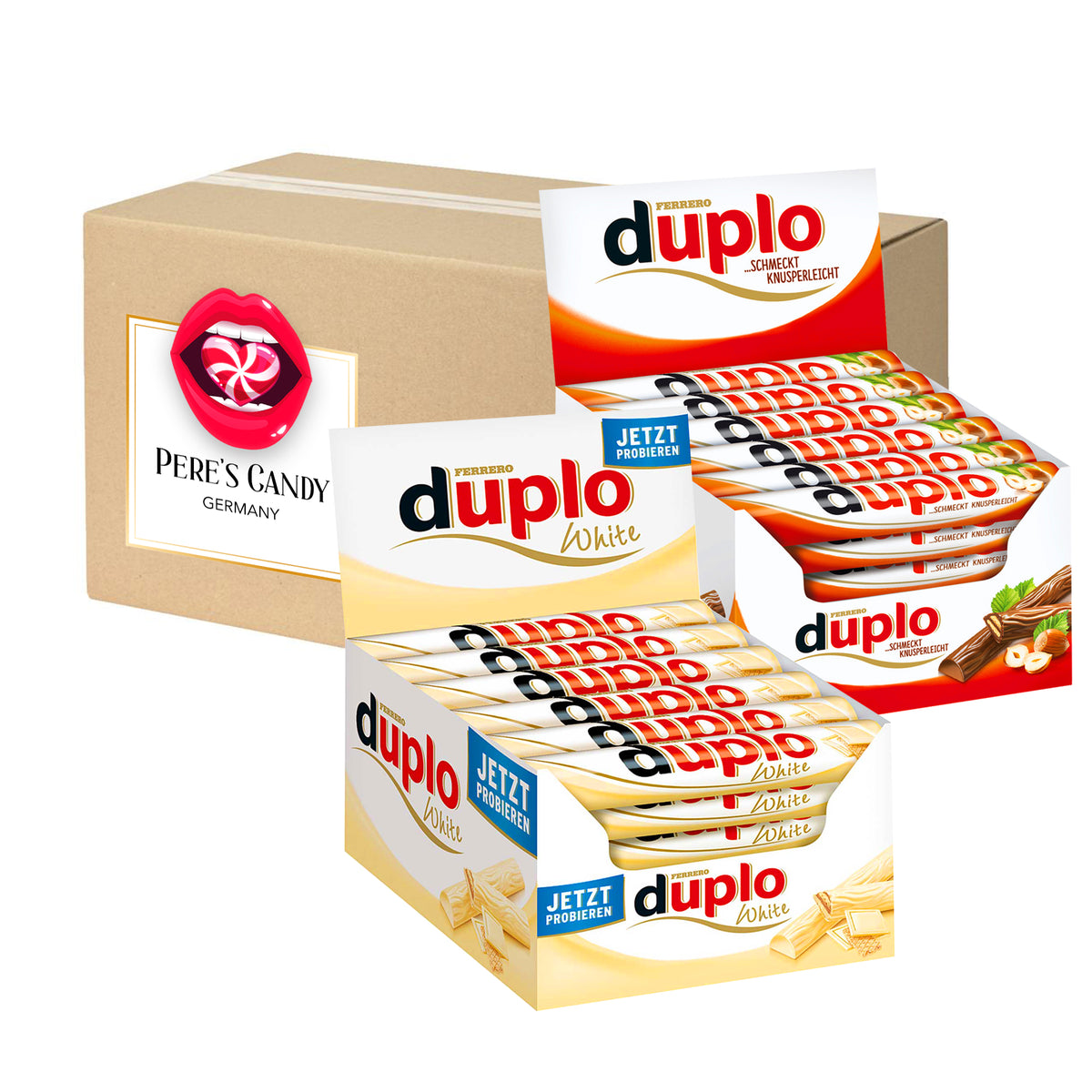Ferrero Duplo 40erPack + Duplo White 40erPack – Pere's Candy