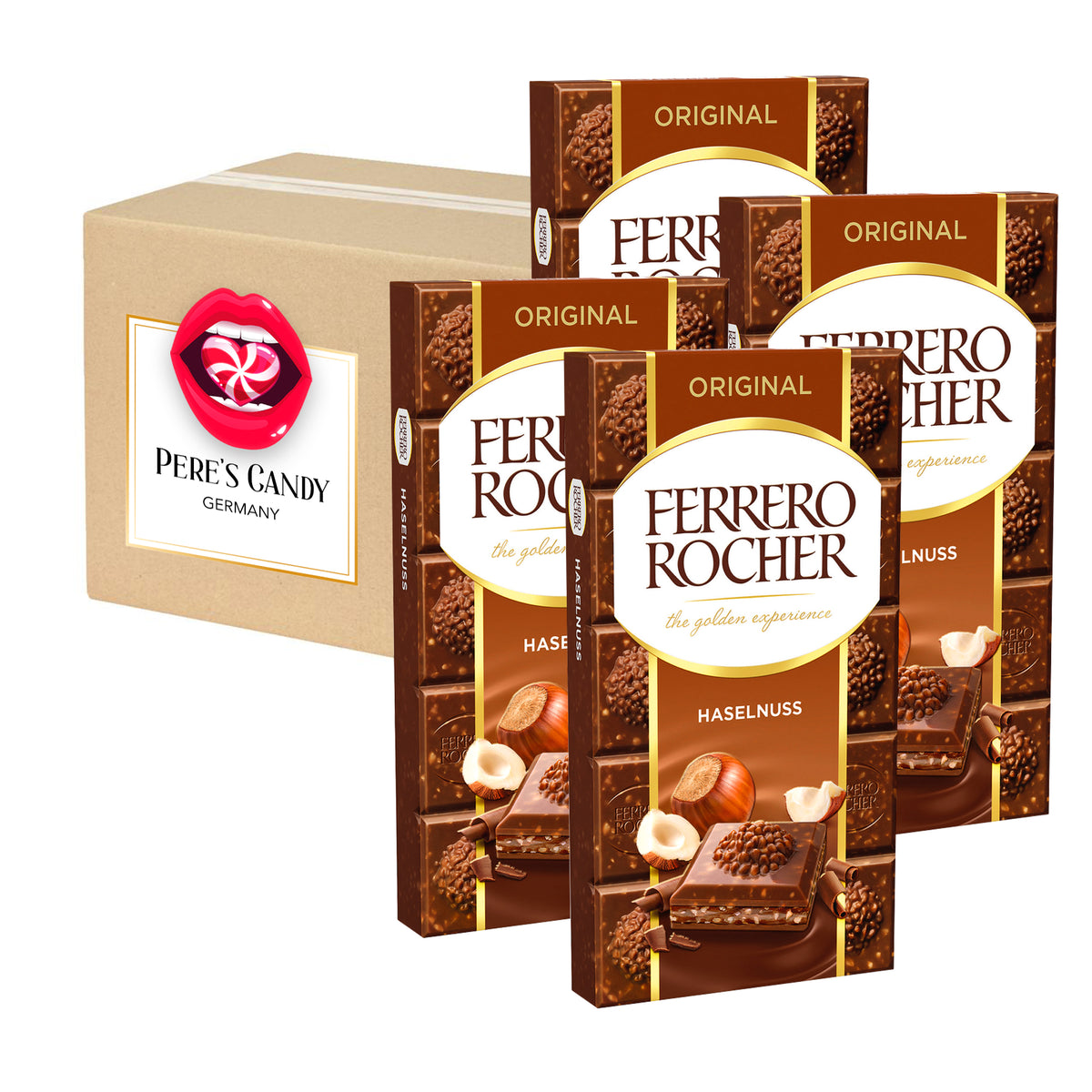 Ferrero Rocher Tablet Original 4x90g – Pere's Candy