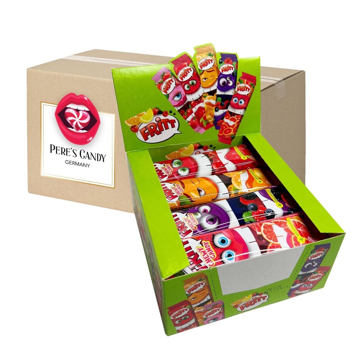 Fritt-With shelf box 30x70 g – Pere's Candy