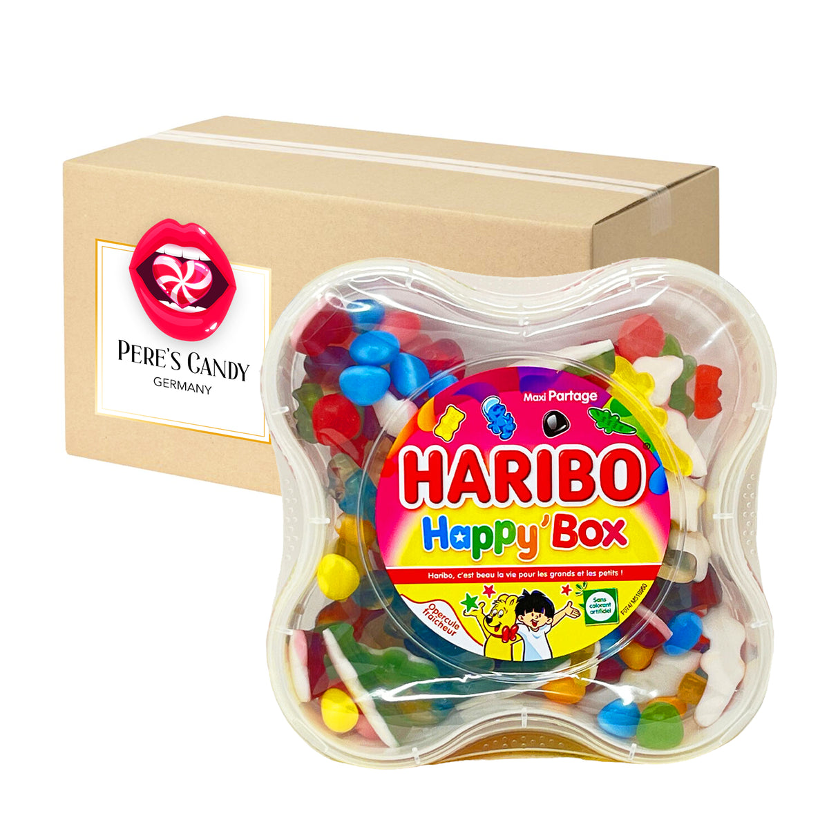 Haribo Happy Box 600g – Pere's Candy