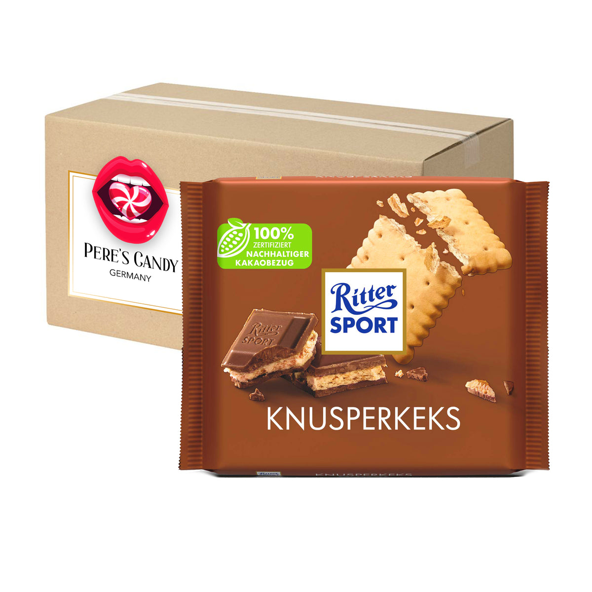 Ritter Sport Knusperkeks 5x100g – Pere's Candy