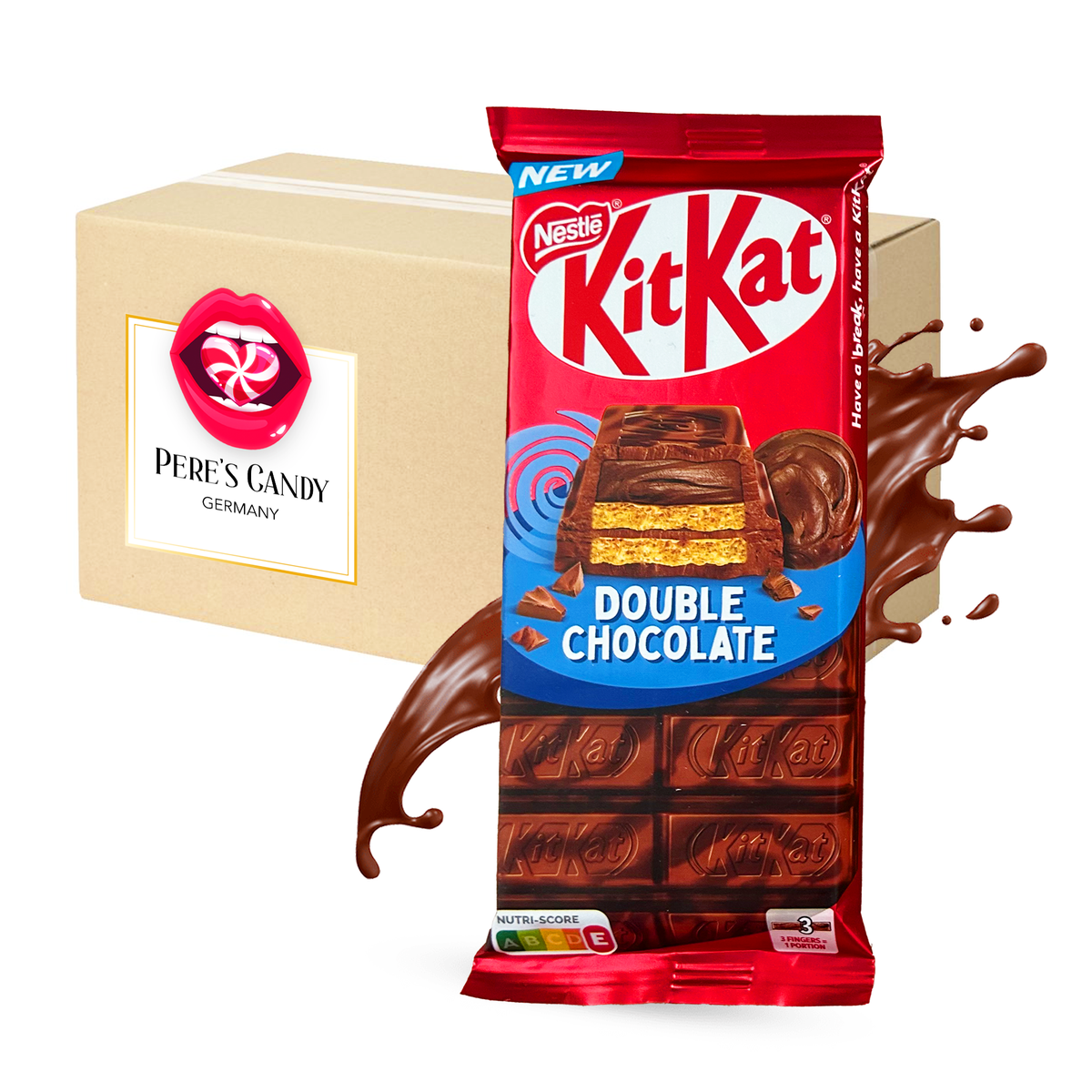 KitKat Double Chocolate Tafel 4er Pack - 4x 99g – Pere's Candy