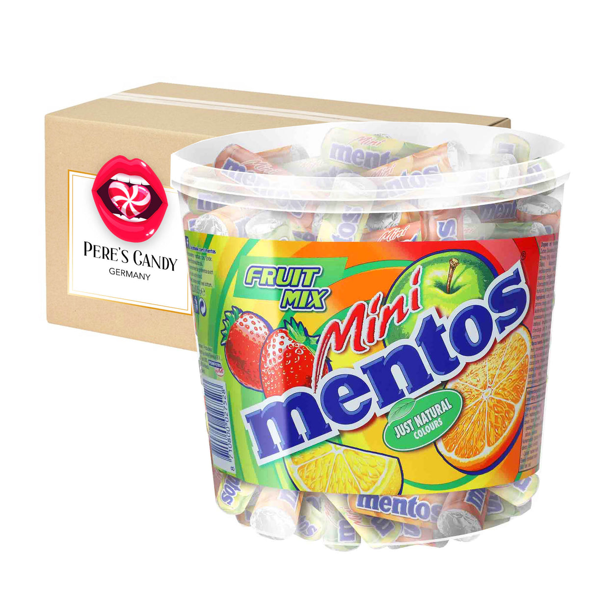 Mentos Fruit Mix Mini 120x10,5g – Pere's Candy