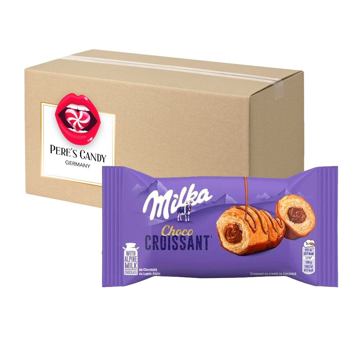 Milka Schokolade Croissants 5x50g – Pere's Candy