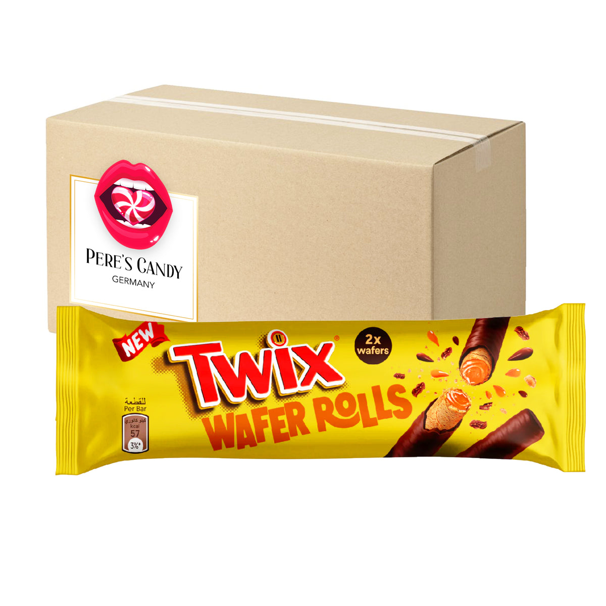 Twix Wafer Rolls 12x22,5g – Pere's Candy